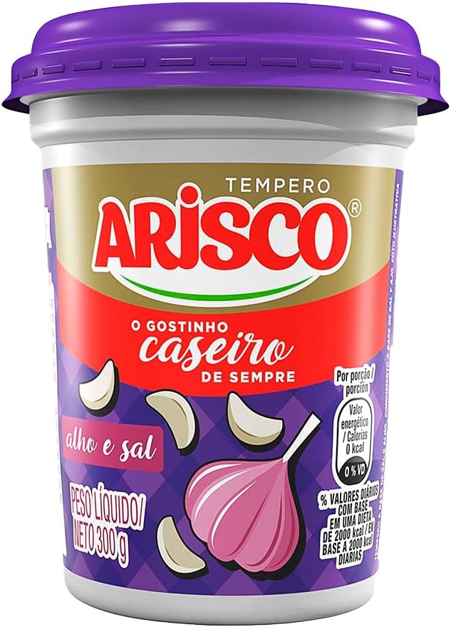 Tempero Pronto Alho e Sal Arisco 300g | Compre online e receba em casa!
