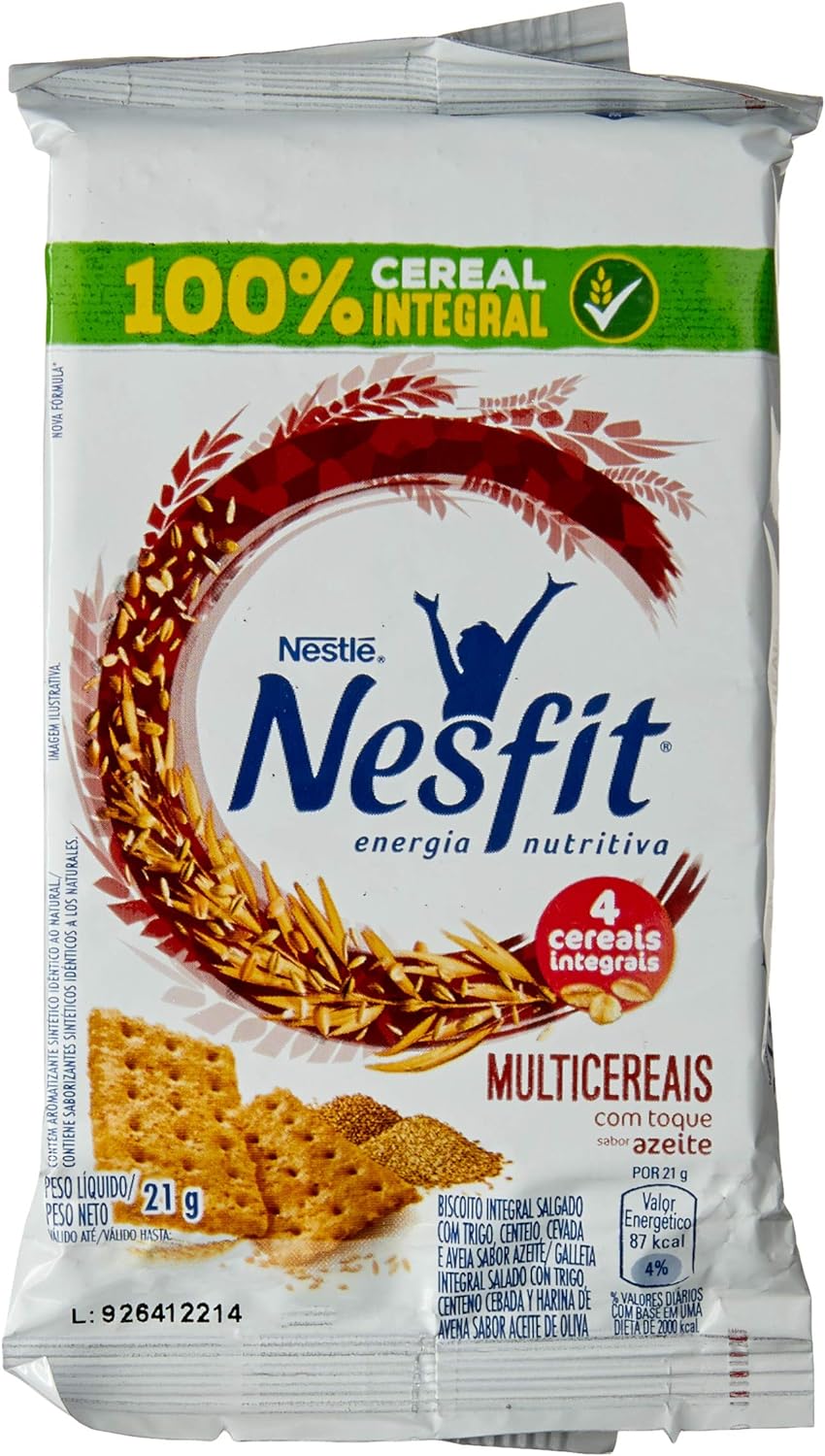Biscoito Integral Multicereais Nesfit 126g | Compre online e receba em ...