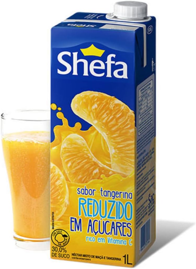 Suco Néctar Misto Tangerina Shefa 1L | Compre online e receba em casa!