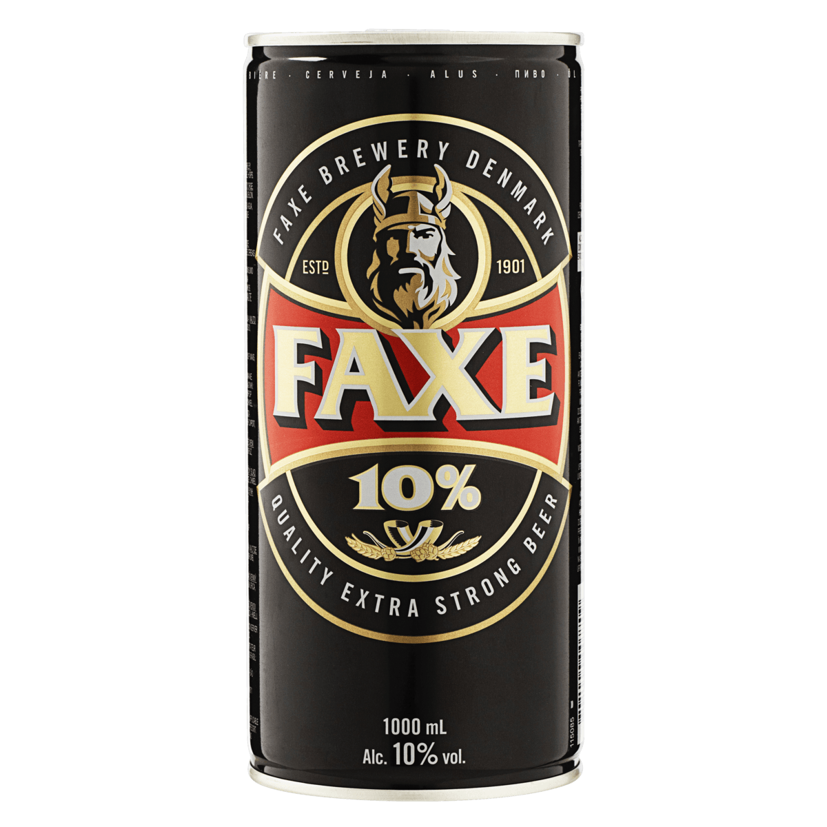 Cerveja 10% Premium Faxe 1000ml Lata | Compre online e receba em casa!
