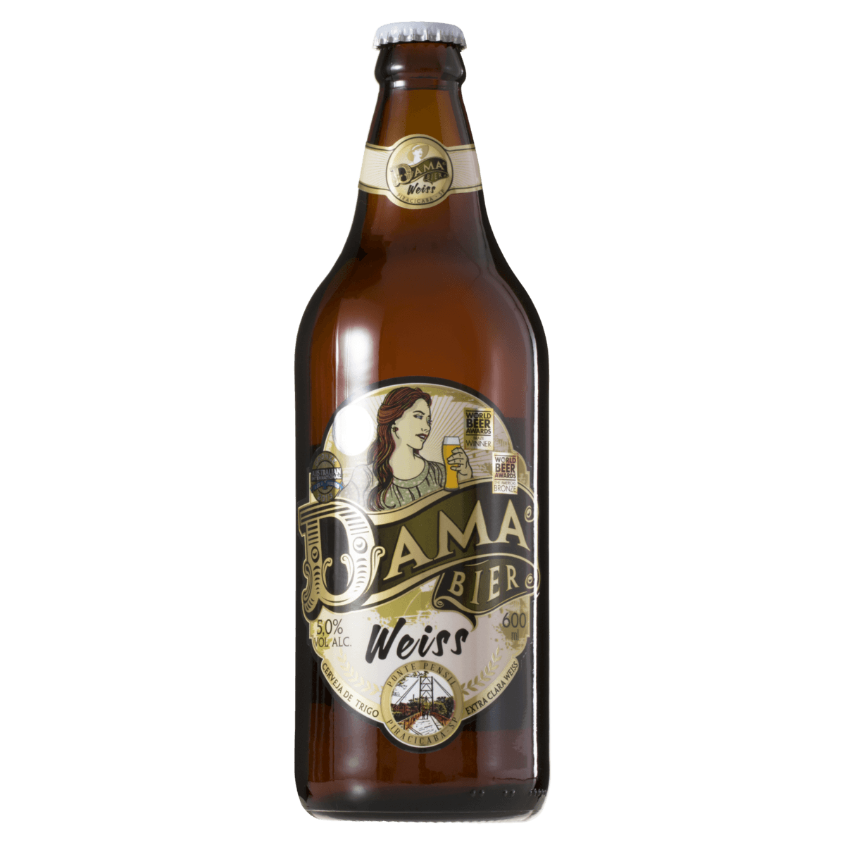 Cerveja Dama Bier Weiss 600ml Garrafa | Compre online e receba em casa!
