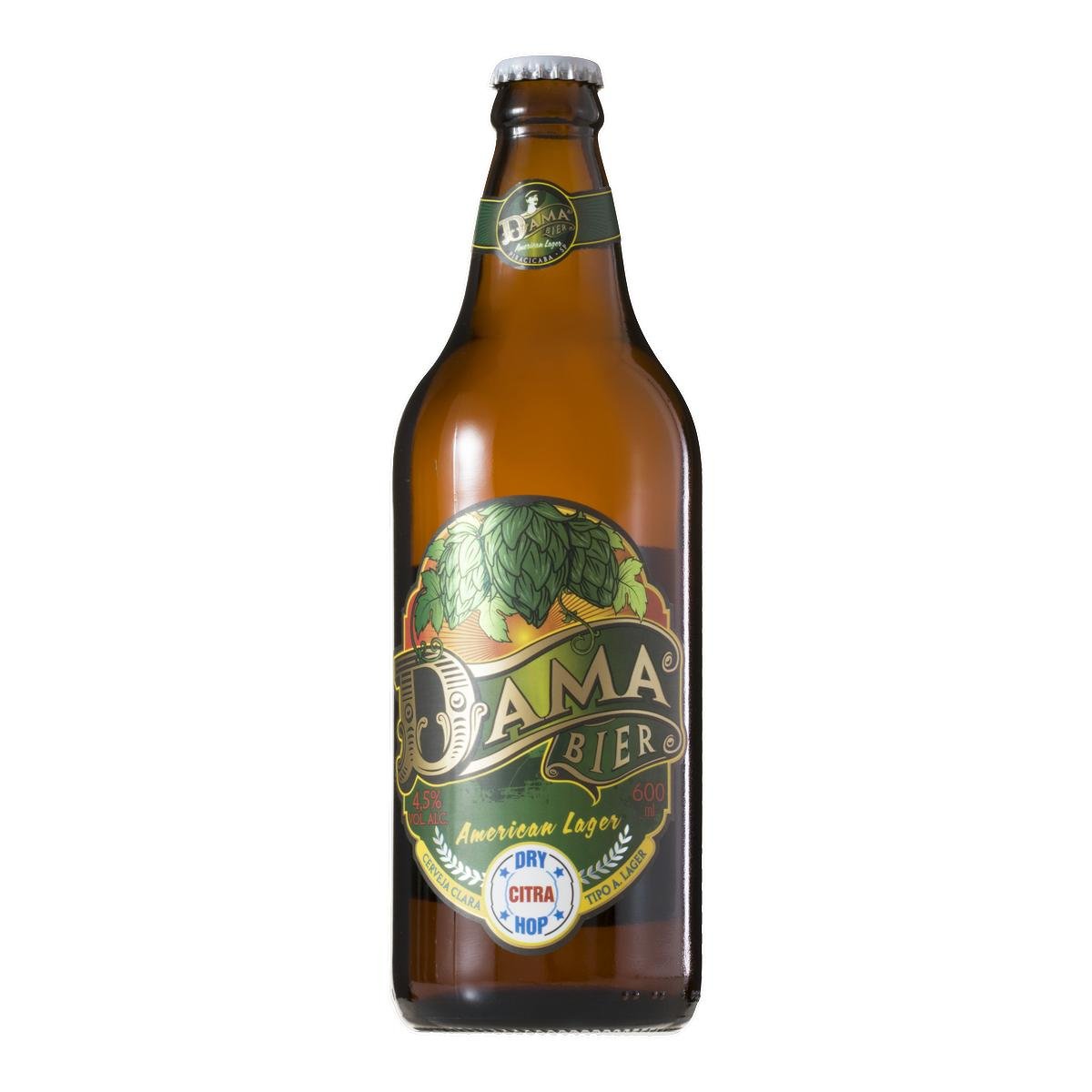 Cerveja American Dama Bier Lager 600ml Garrafa | Compre online e receba ...