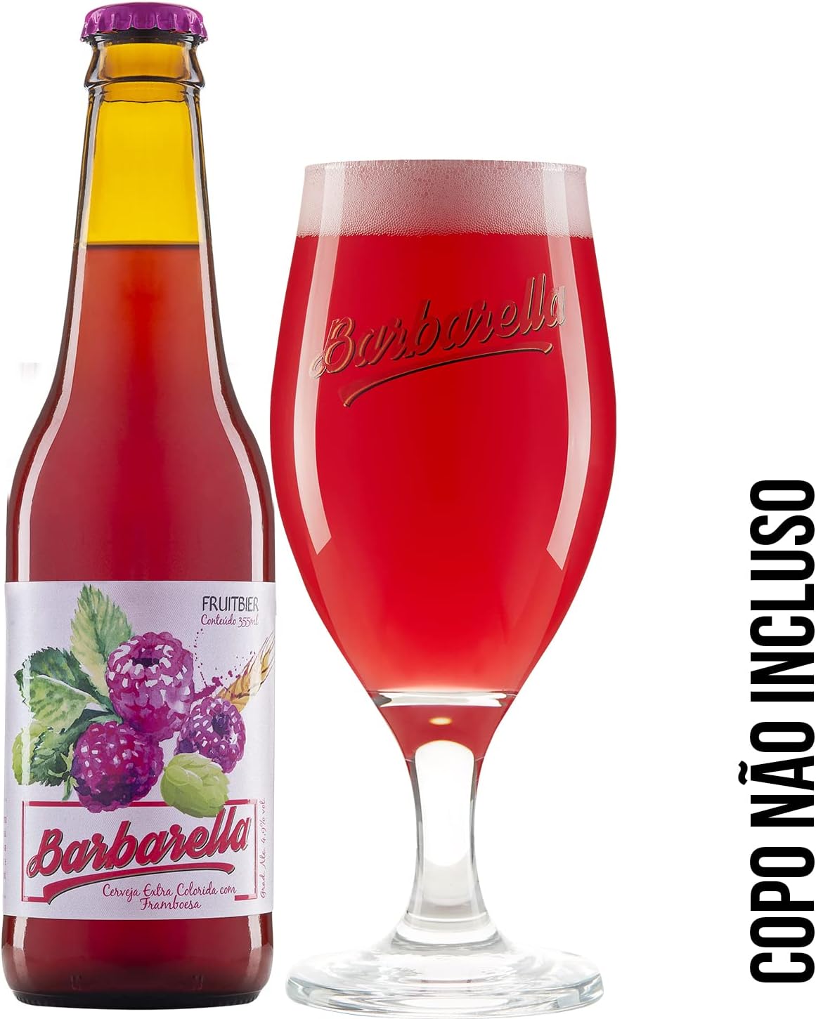 Cerveja Framboesa Barbarella 355ml Long Neck | Compre online e receba ...