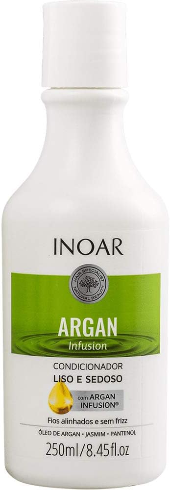 Condicionador Argan Infusion Liso e Sedoso Inoar 250ml | Boa Supermercados
