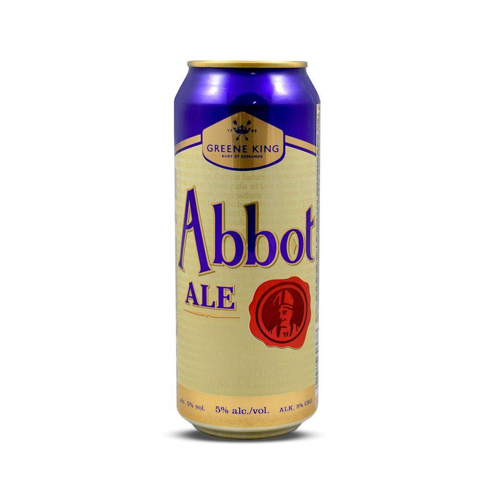 Cerveja Abbot Ale Greene King 500ml Lata | Compre online e receba em casa!