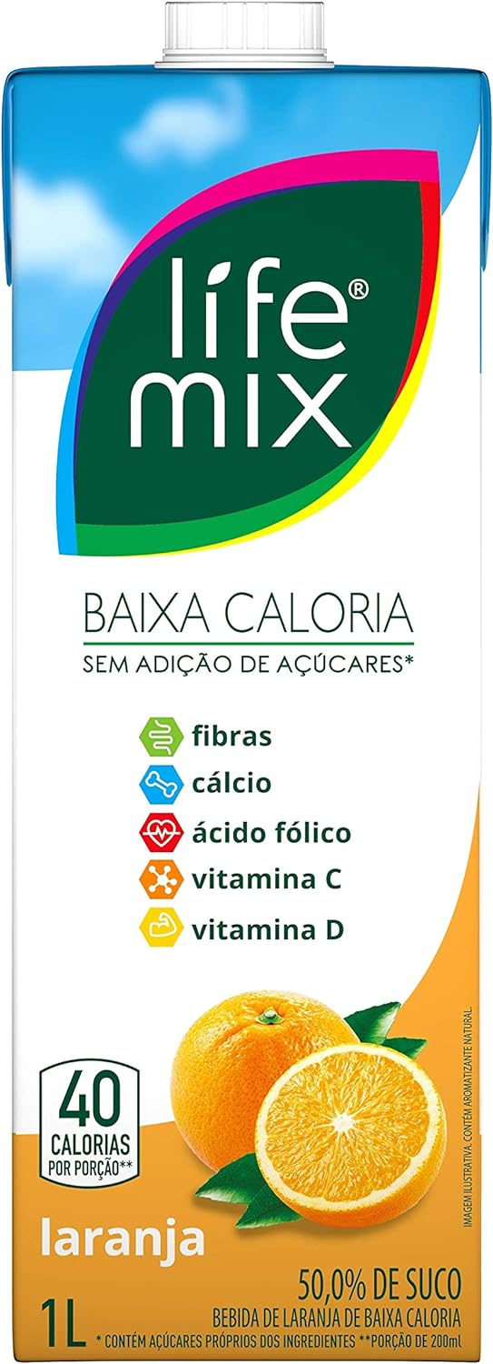 Suco Laranja Life Mix 1L | Compre online e receba em casa!