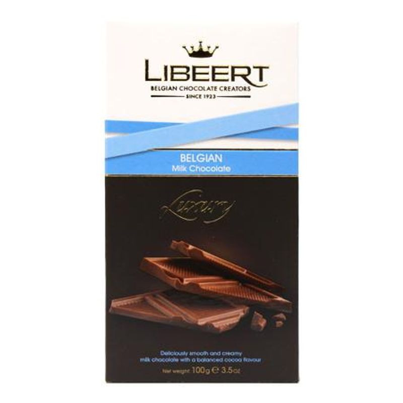 Chocolate ao Leite Belga Libeert 100g | Compre online e receba em casa!