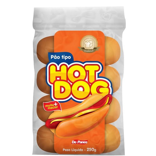 Pão de Hot Dog Panes 250g | Compre online e receba em casa!