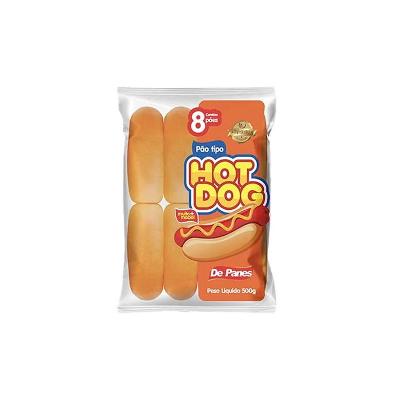 Pão de Hot Dog de Panes 500g | Compre online e receba em casa!