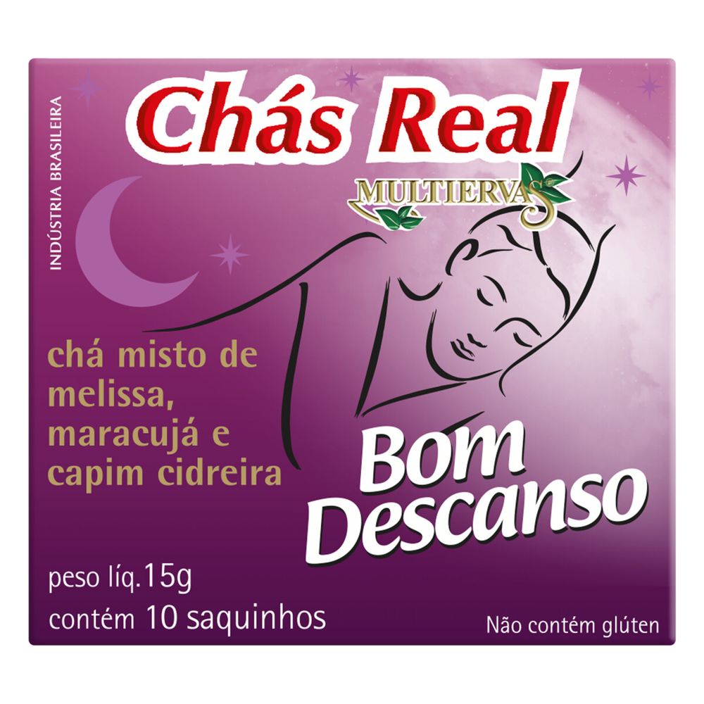 Chá Multiervas Bom Descanso Real 15g | Compre online e receba em casa!