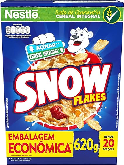Cereal Matinal Snow Flakes Nestlé 620g | Compre online e receba em casa!
