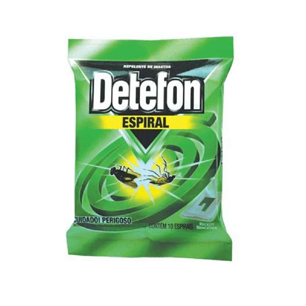 Inseticida Detefon Espiral 10 un | Compre online e receba em casa!