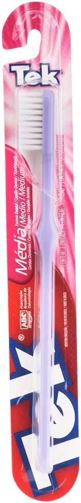 Escova Dental Regular Média Tek un | Compre online e receba em casa!