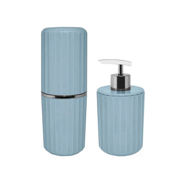 Conjunto Azul Glacial para Banheiro ou Groove com 2un | Compre online e ...
