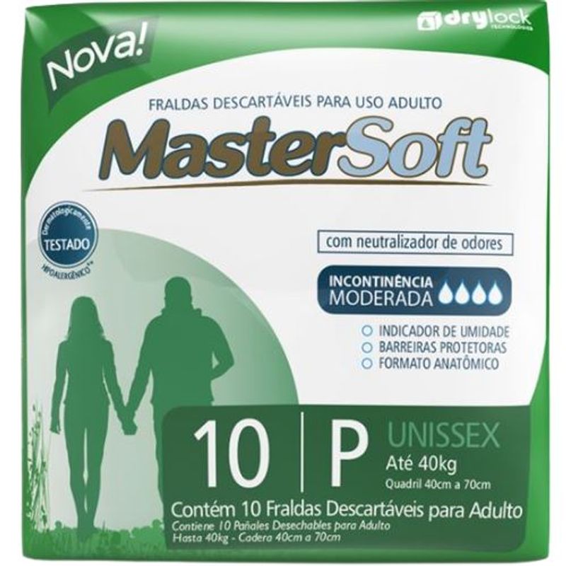 Fralda Geriátrica P Mastersoft 8 un | FastStore PDP