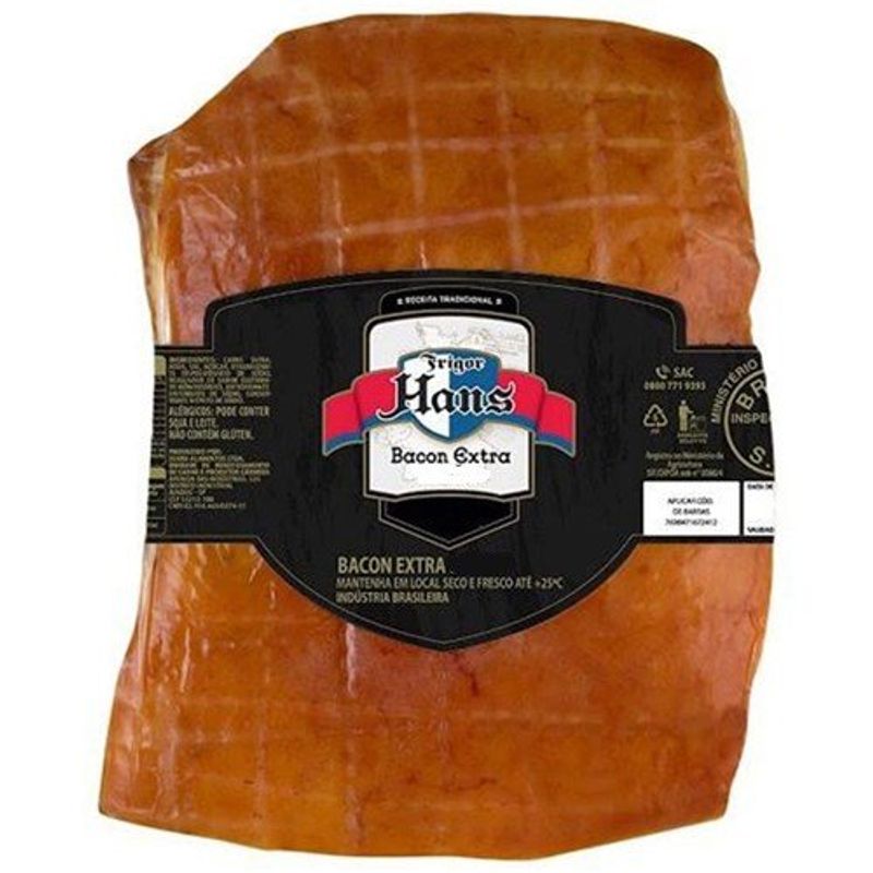 Bacon de Pernil Extra Porcionado Hans kg | Compre online e receba em casa!