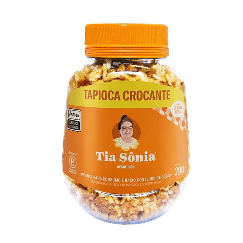 Tapioca Crocante Tia Sonia 290g | Compre online e receba em casa!