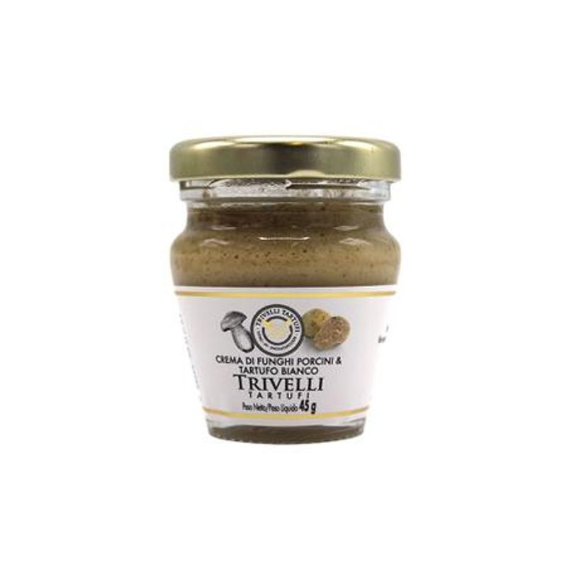 Patê Italiano de Funghi Porcini e Trufa Branca Trivelli 45g | Compre ...