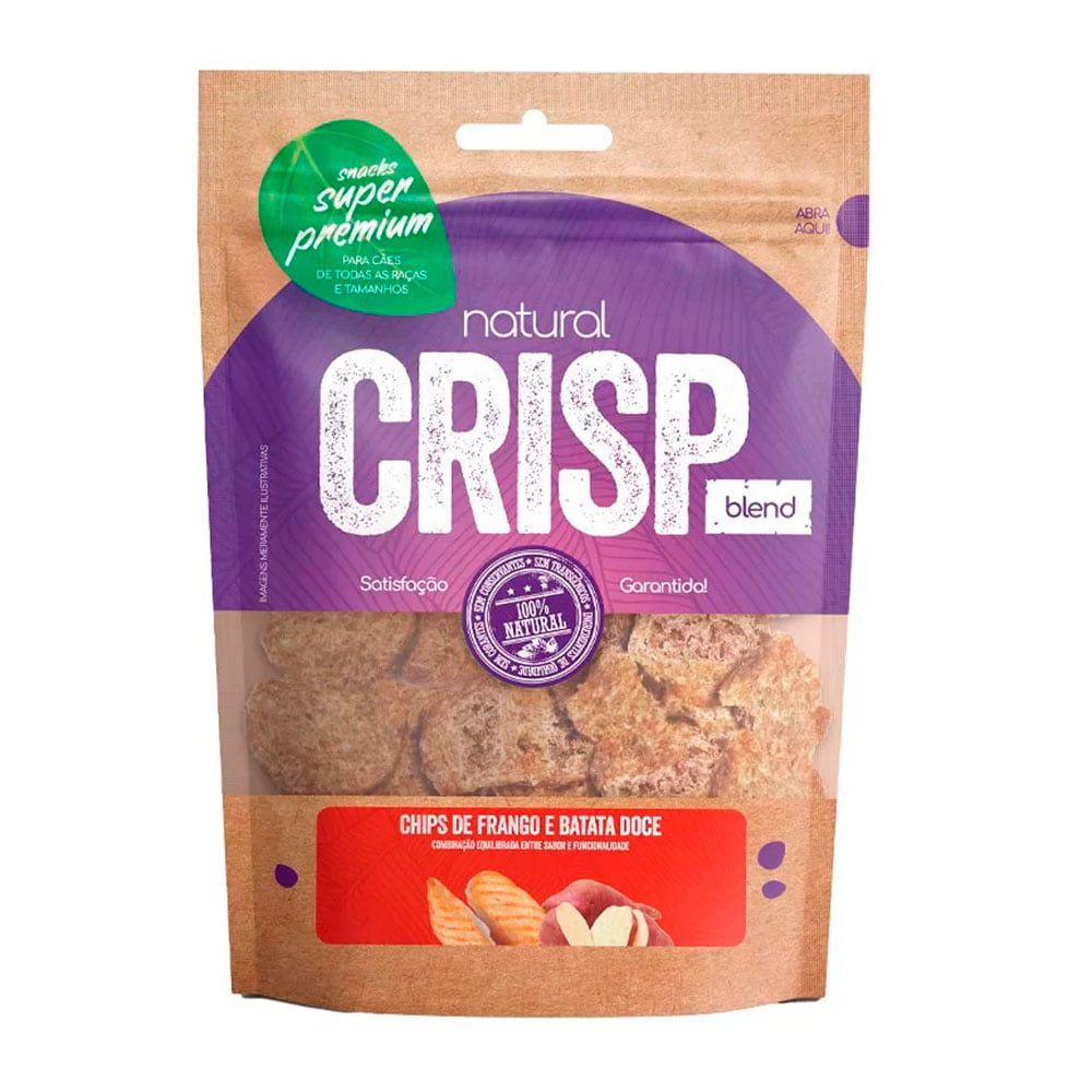 Snack para Pets sabor Peito de Frango Natural Crisp 100g | Compre ...