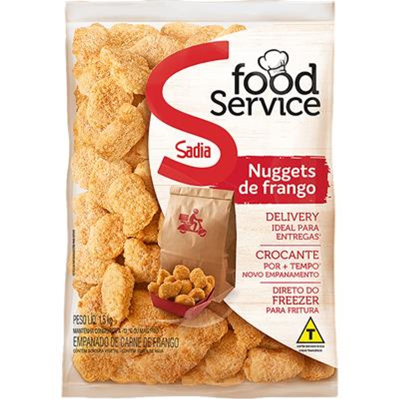Empanado de Frango Sadia Nuggets Pacote 1,5kg | Compre online e receba ...