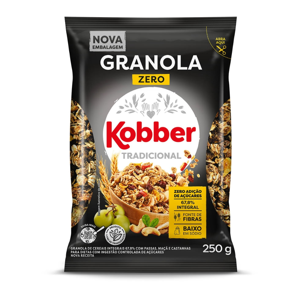 Granola Zero Kobber 250g | Compre online e receba em casa!