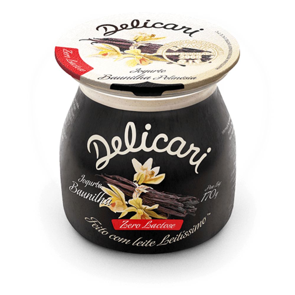 Iogurte Natural Zero Lactose Leitíssimo Delicari 170g | Compre online e ...