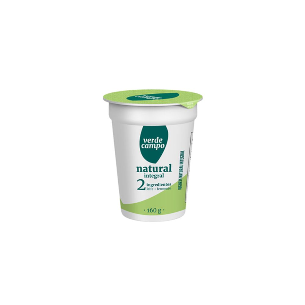 Iogurte Natural Integral Verde Campo 160g | Compre online e receba em casa!