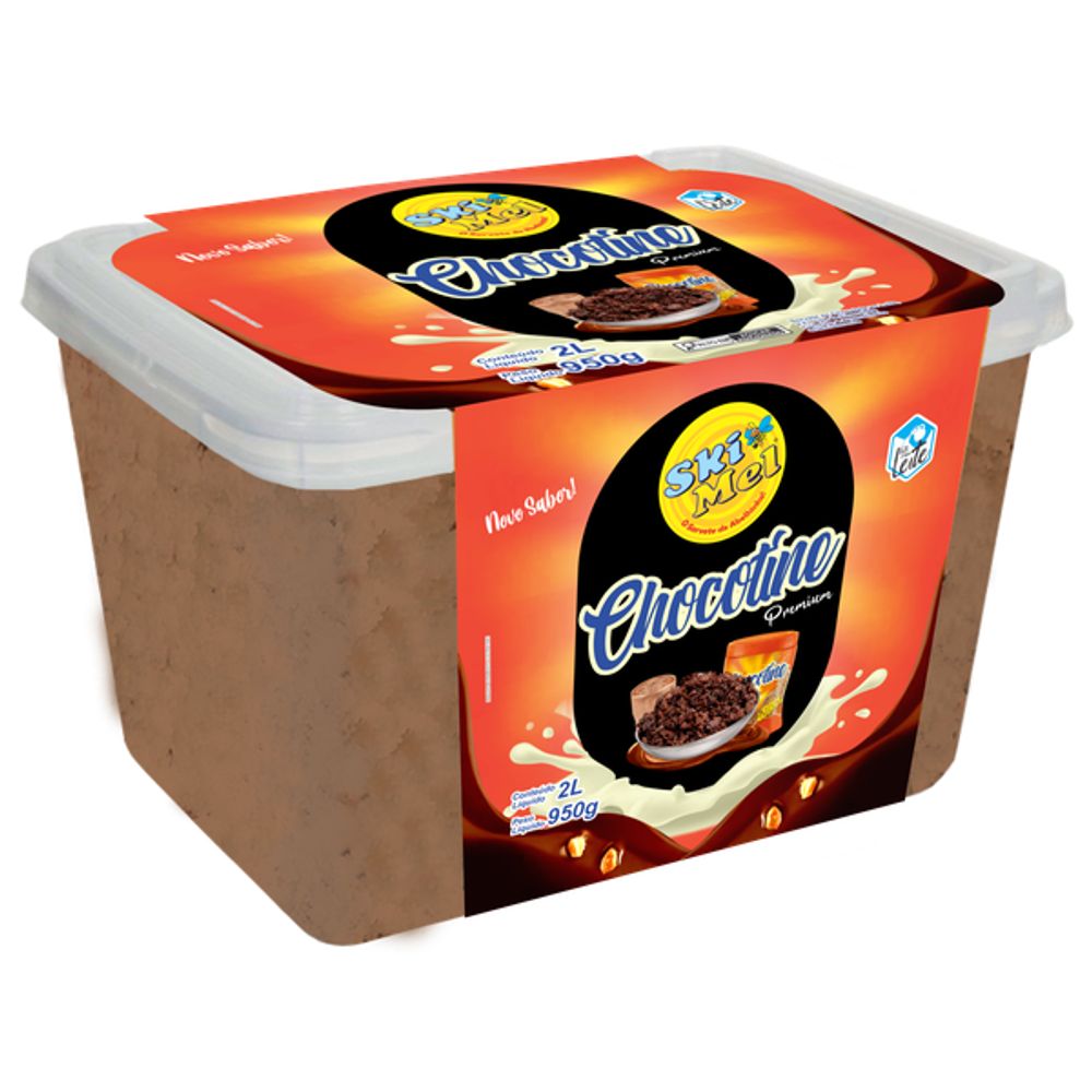 Sorvete sabor Chocotine Premium Skimel 2L | Compre online e receba em casa!