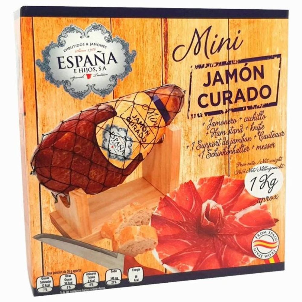 Mini Jamón Curado sem Osso Espanã e Hijos | Compre online e receba em casa!