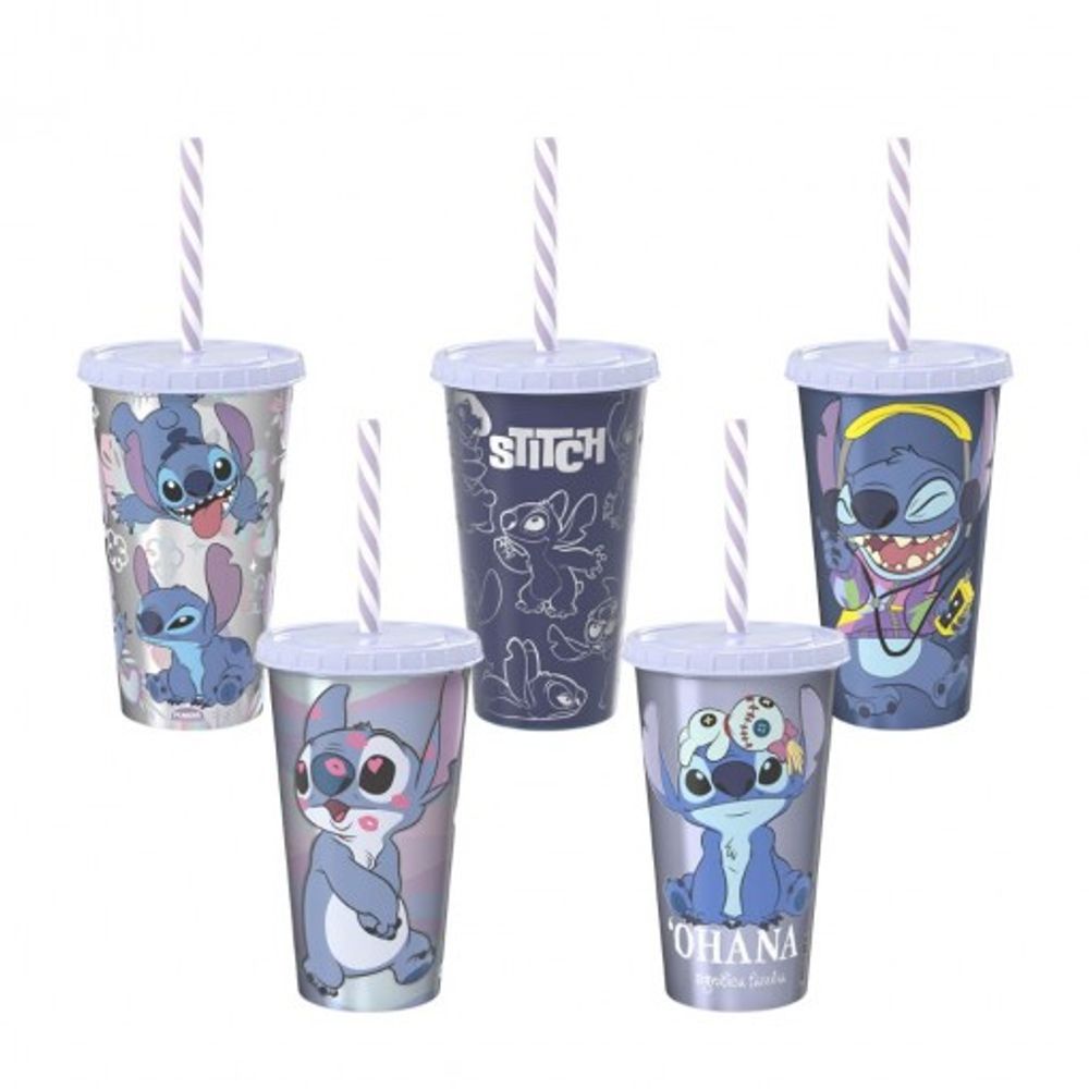 Copo de Refri Stitch Plasutil 500ml | Compre online e receba em casa!